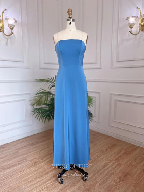 Light Blue Beaded Convertible Prom Dresses Sheath Mother of the Bride ...
